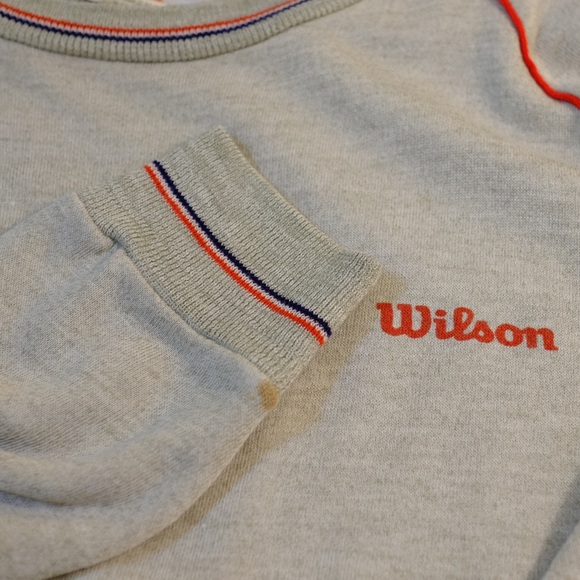 Sweaters | 8s Vintage Wilson Crewneck Sweatshirt | Poshmark